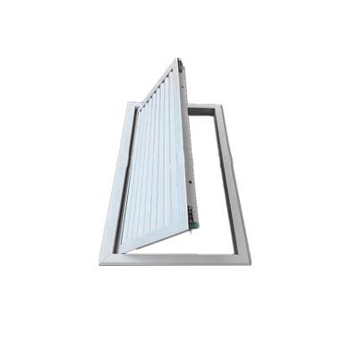 China Hinged Return Air Grille for HVAC Systems - 45° Fixed Blade / Aluminum for sale