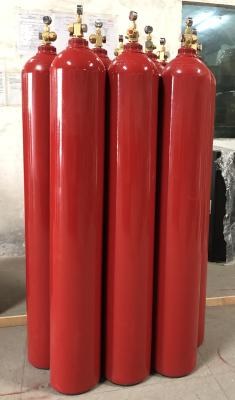 China IG100 Intert Gas Fire Suppression System With 80L 90L Capacity And Pipe Network Type for sale