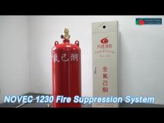 High Safety NOVEC 1230 Fire Suppression System Mechanical Emergency Easy Install