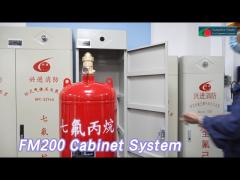 Automatic FM200 Cabinet System DC24V 1.6A Enclosed Flooding Customized