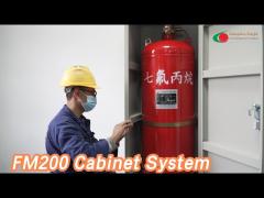 Enclosed Flooding FM200 Cabinet System Extinguisher 200L DC24V 1.6A Efficient Automatic