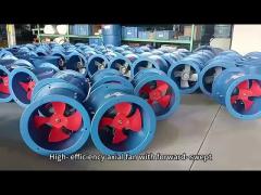 Materiales personalizables ventilador de conductos de fuego para fábrica almacén para varios edificios