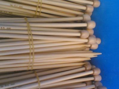 Cina Single head natural Bamboo Knitting Needles for neck warmers and glove in vendita