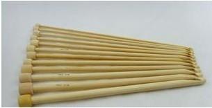 Cina White Smooth surface finishing Bamboo Knitting Needles For beautiful textiles in vendita