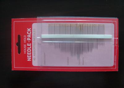 Cina House Hold Rustproof Steel Hand Sewing Assorted Needles Threader 50pcs per Card in vendita