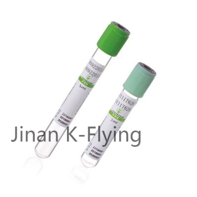 中国 単一の使用リチウム/ナトリウムのヘパリンの血の管16*100mm 販売のため