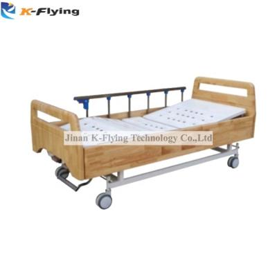 Cina Cure domiciliari manuali regolabili mediche di legno del letto di professione d'infermiera di 2 manovelle in vendita