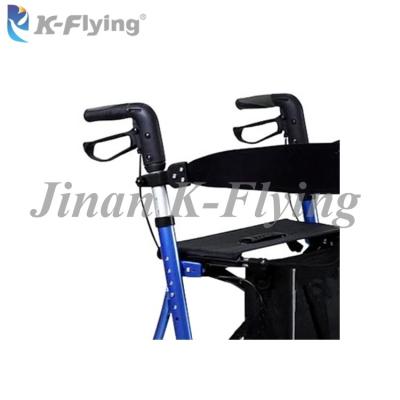 Cina Piegatura di alluminio Walker Rollator Elderly Walking Aid del metallo leggero in vendita