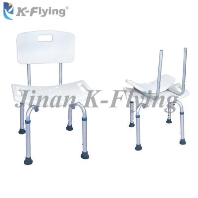 Cina La doccia piegante disabile anziana di alluminio Seat non slitta regolabile in vendita