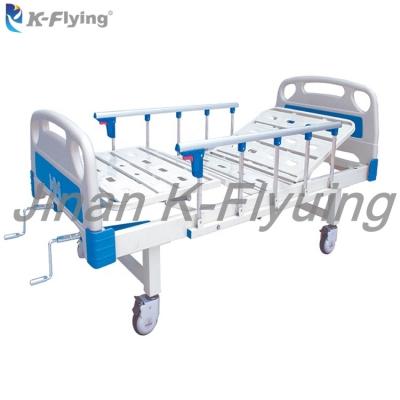 Cina Letto manuale muoventesi di professione d'infermiera dell'ospedale pieghevole di Bedhead di 2 ABS delle manovelle in vendita