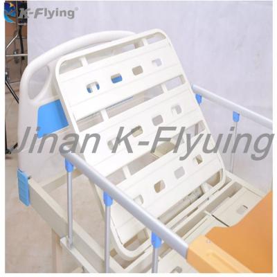 Cina Letto manuale muoventesi di professione d'infermiera dell'ospedale pieghevole di Bedhead di 2 ABS delle manovelle in vendita