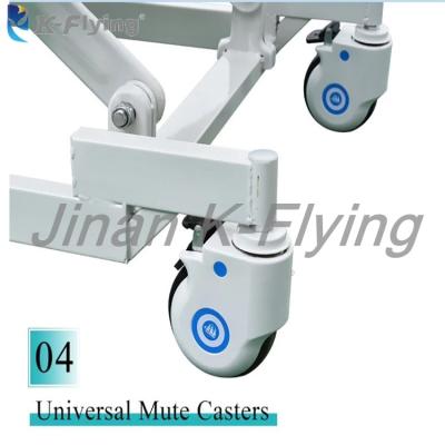 Cina Letto manuale muoventesi di professione d'infermiera dell'ospedale pieghevole di Bedhead di 2 ABS delle manovelle in vendita