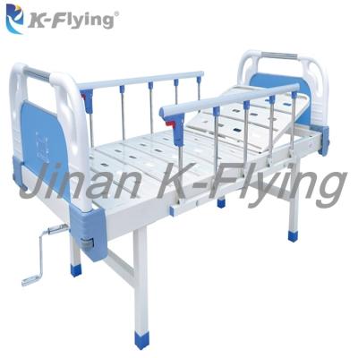 Cina Acciaio dell'ABS 1 ospedale pieghevole storto Ward Manual Nursing Bed in vendita