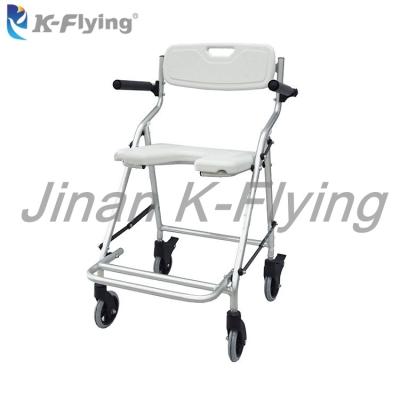 Cina Sedia di doccia disabile anziana pieghevole di alluminio mobile del cassettone in vendita