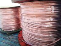 China Concentric Stranded Bare Copper Wire , 500m Length Overhead Power Cables for sale