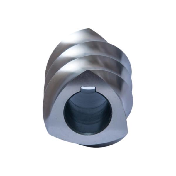 Quality High Precision Twin Screw Extruder Parts Triple Flighted Screw Element For Extrusion for sale