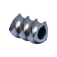 Quality Zinc Plated Twin Screw Extruder Screw Elements Pitch 2 Inches Hex Head For for sale