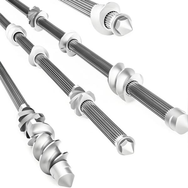 Quality Involute Spline Shaft 58 MC Cold Rolling Spine Shaft Spare Parts For Twin Screw Extruder for sale