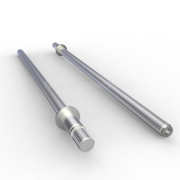 Quality DH2F Involute Spine Shaft Twin Screw Extrusion Machine Components Spline Shafts for sale