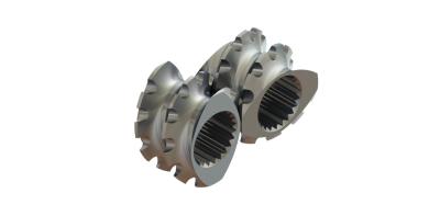 China TME Mengzone Twin Extruder Schroefelement Extrudeerde onderdelen 0,3 kg PE for sale
