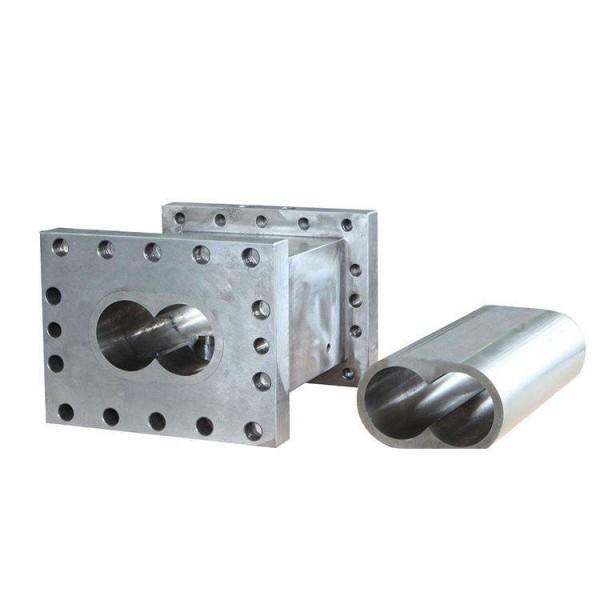 Quality Wear Resistant Polished Twin Screw Barrel Extruder Screw Housing Sandblasted Nitrided Surface for sale