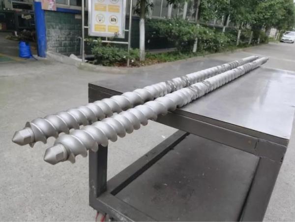 Quality HPL77 Cold Rolling Extruder Hexagonal Shaft For Plastic Extruder Screw Design A40 for sale
