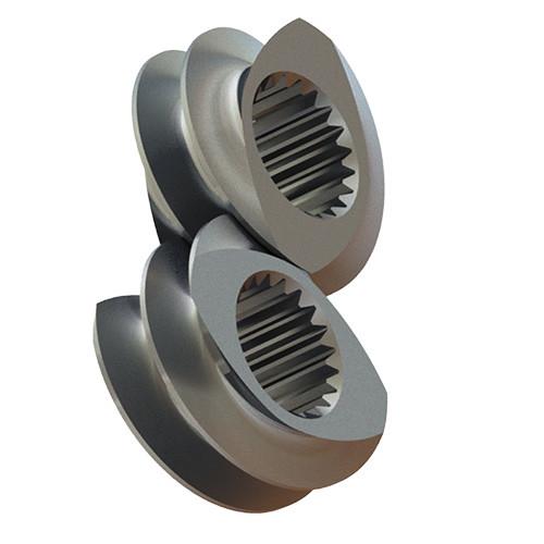 Quality ZE77 Compression Screw Segments Extruder Screw HRC58 - HRC62 Hardness For for sale