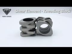 Melting Zone Extruder Kneading Block 30 Degree  45 Degree 60 Degree Angle