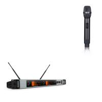 China OLED Display Screen Wireless UHF Microphone Frequency Transmitter Sync for sale