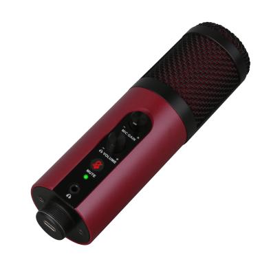Cina GESTTON ha fissato il microfono di 5V USB Youtube per Live Streaming Music in vendita