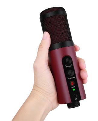 Cina GESTTON ha fissato il microfono di 5V USB Youtube per Live Streaming Music in vendita