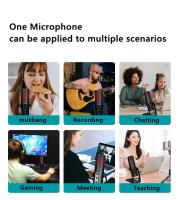 China Desktop 75ma USB Recording Microphone Cardioid Polar Pattern for sale