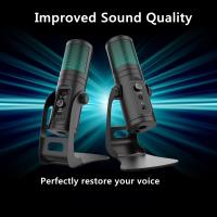 China Stereo Computer Microphone With Mute Button Compatible MacOS Windows for sale