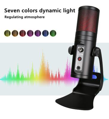 Cina cardioide Mic dinamico di colore del microfono 7 della registrazione di 170mm*47.5mm USB in vendita