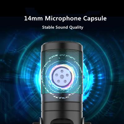 Cina Usb della capsula 5V di 14mm che scorre annullamento di rumore del microfono del PC di podcast in vendita