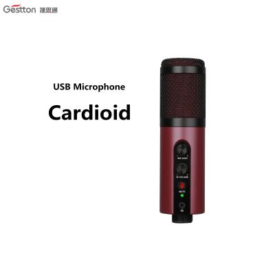Cina Microfono della registrazione del metallo 75ma USB per l'annullamento di radiodiffusione di rumore in vendita