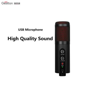 China Microfone Mic dinâmico cardioide 85dB SNR do jogo do condensador de Tpye C USB à venda