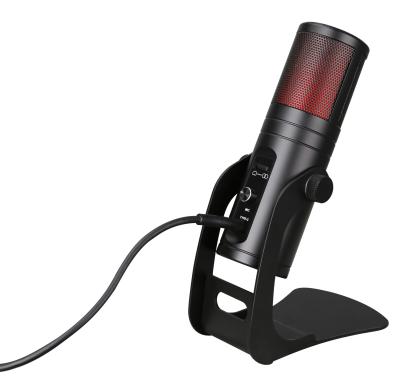 中国 USBのコンデンサ マイクロホン192KHZ 24BitサポートWindows二方向MacOS 販売のため