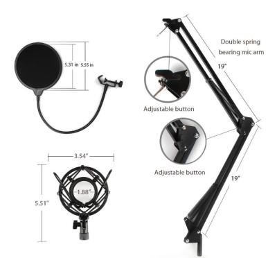 中国 ズームレンズの会合GF-200のための高いSNRコンピュータ コンデンサーの賭博Mic 販売のため