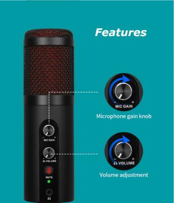 Cina Microfono della registrazione del CE ROHS 170mm USB per il plug and play del computer portatile in vendita