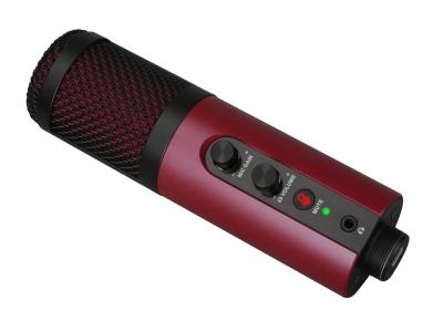 中国 プラグ アンド プレイUSBの録音のマイクロフォンのXlrのコンデンサーMicに会うズームレンズ 販売のため
