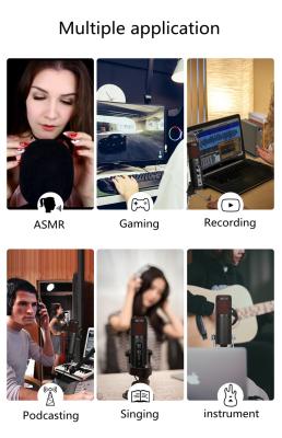 Cina Microfono da tavolino della registrazione dell'OEM USB per Youtube Vlogging alto SPLs in vendita