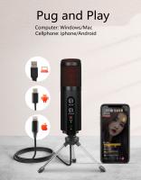 China GESTTON 24 Bit Studio Quality Usb Microphone For Online Teaching for sale