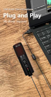 Cina Microfono della registrazione di USB del gioco della spina del computer con il CE muto ROHS del bottone in vendita