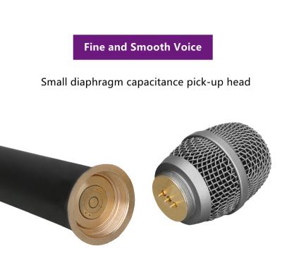 China Het goud plateerde dynamische de Desktopcondensator Mic 20Hz-20KHz van de karaokemicrofoon Te koop