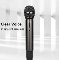 China 6dBuV Sensitivity UHF Wireless Microphone For Singing Speech Teaching for sale