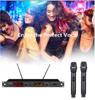 China Handheld BT UHF Wireless Microphone 6dBuV Sensitivity XLR Balanced for sale