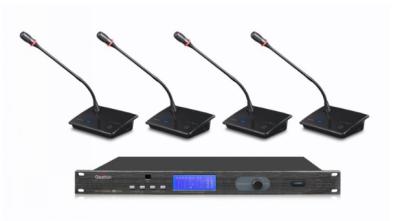 Cina Tabella di conferenza direzionale cardioide del sistema di voto di conferenza di larghezza di banda 30MHz iper Mic in vendita