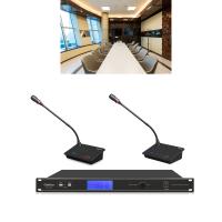 China GESTTON Table Top Wireless Conferencing System IR SYNC Configuration for sale