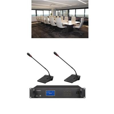 China Cardioid Richtingxlr-Gooseneck het Systeem30mhz Bandbreedte van het Microfoon Draadloze Confereren Te koop